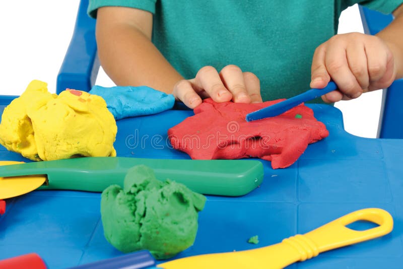 Modeling clay stock image. Image of desk, play, elementary - 48881109