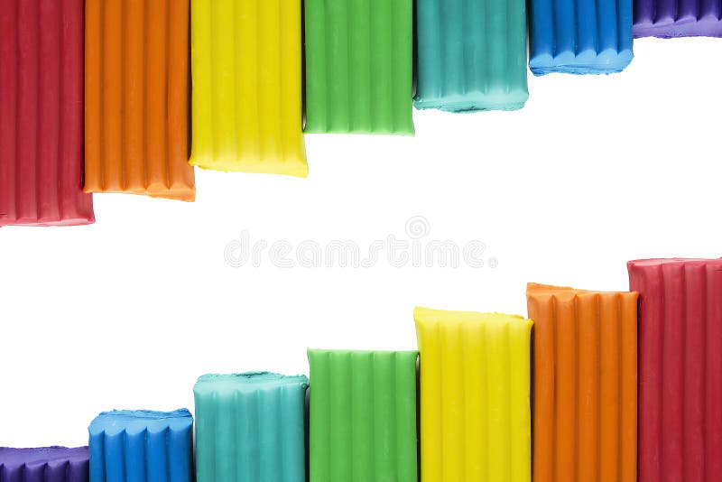 Modeling clay isolated stock image. Image of concept - 74418439