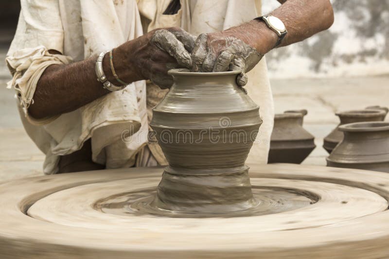 Pottery stock photo. Image of creation, mole, circular - 104789776