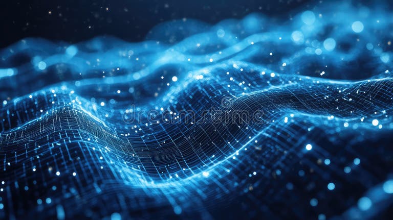 Modeling Flowing Digital Twin Stock Illustration - Illustration of real, immersive: 402455093