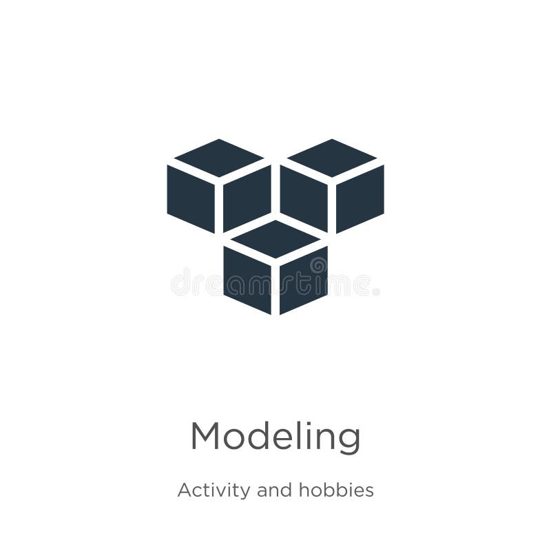 3d Modeling Icon Vector. Trendy Flat 3d Modeling Icon from General ...