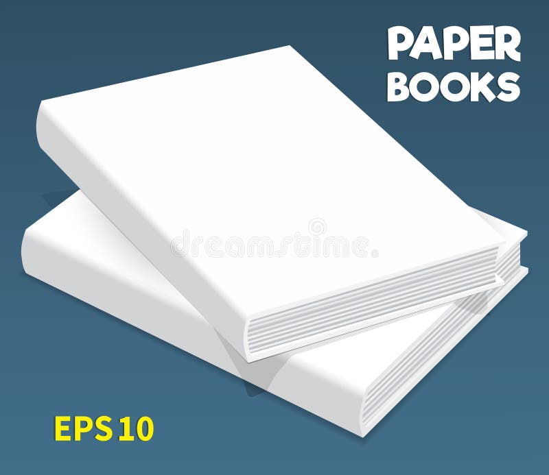 Modeller Av Papper Books-12 Vektor Illustrationer - Illustration av ...