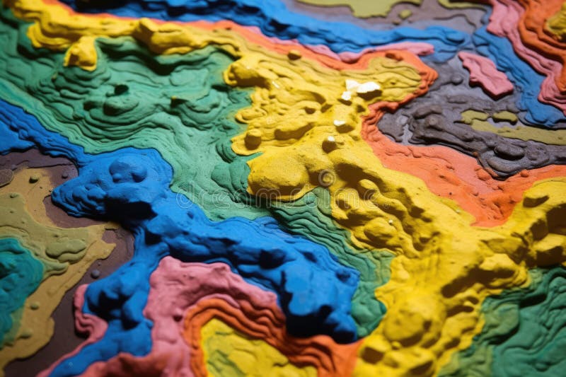 Modelling Clay Used for Contour Mapping in Aerodynamics Stock Photo ...