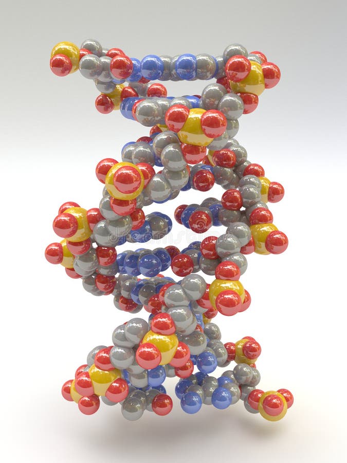 Molecola del DNA illustrazione di stock. Illustrazione di modello ...
