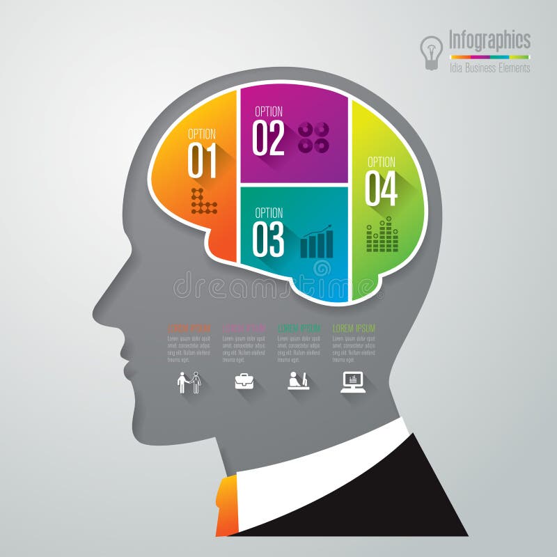 Modello Di Disegno Di Infographics Illustrazione Vettoriale ...