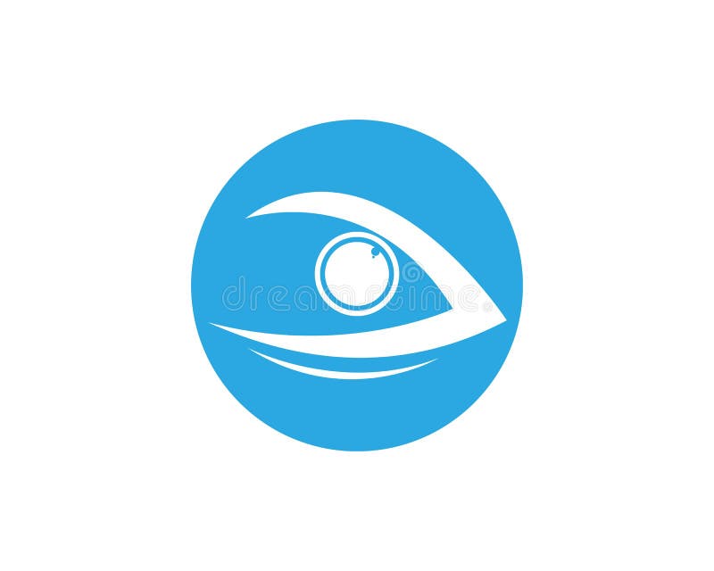 Modello Di Simboli Di Vettore Del Logos Dell'occhio Illustrazione ...