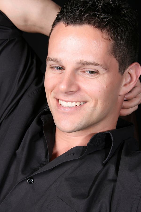 Modello maschile fotografia stock. Immagine di elegante - 36301118