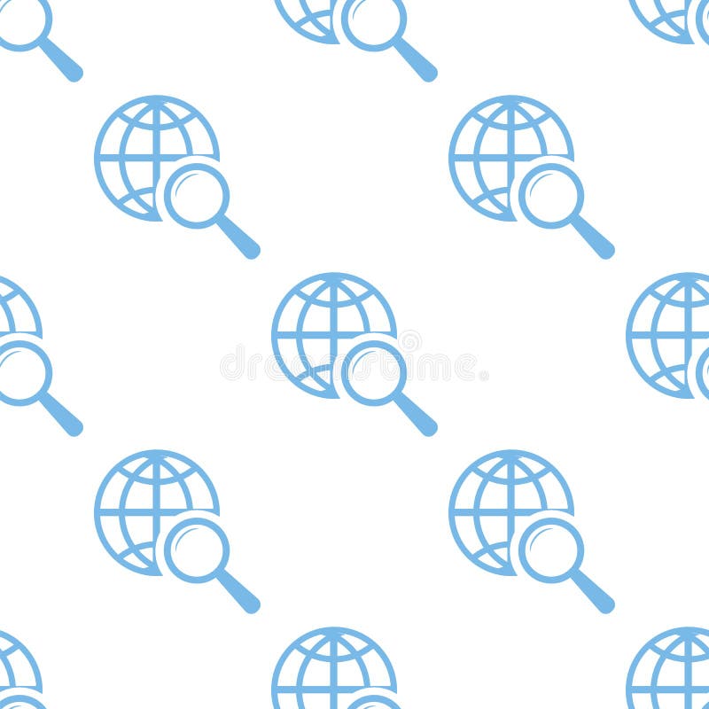 Immagine Stilizzata Di Vettore Di Ricerca Della Mappa Di Mondo ...
