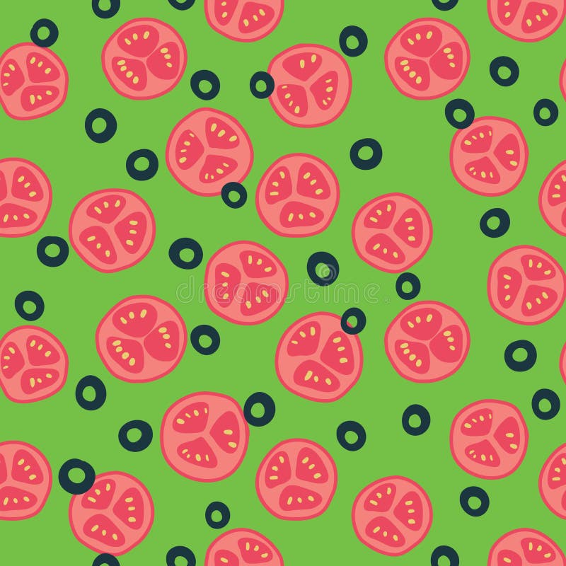 Pomodoro stilizzato illustrazione vettoriale. Illustrazione di singolo ...