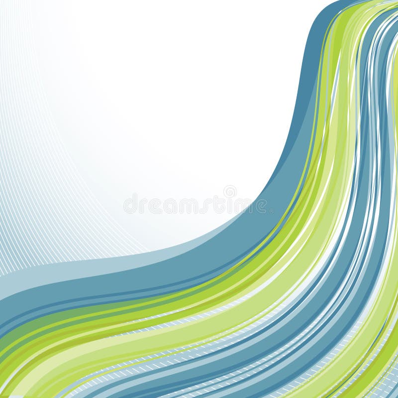 Modelo abstracto ilustración del vector. Ilustración de onda - 11632225