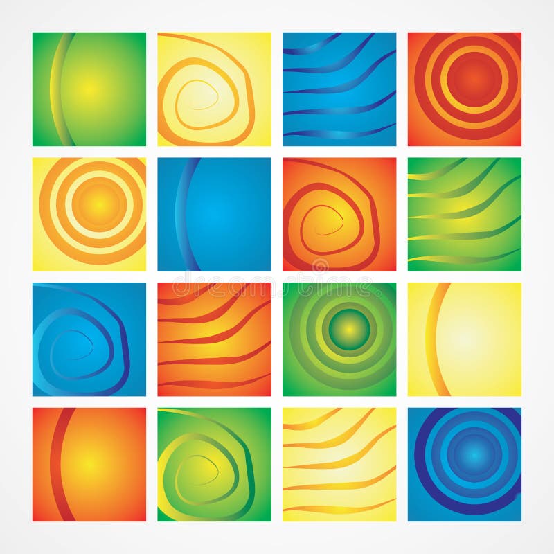 Modelo abstracto ilustración del vector. Ilustración de verde - 1707128