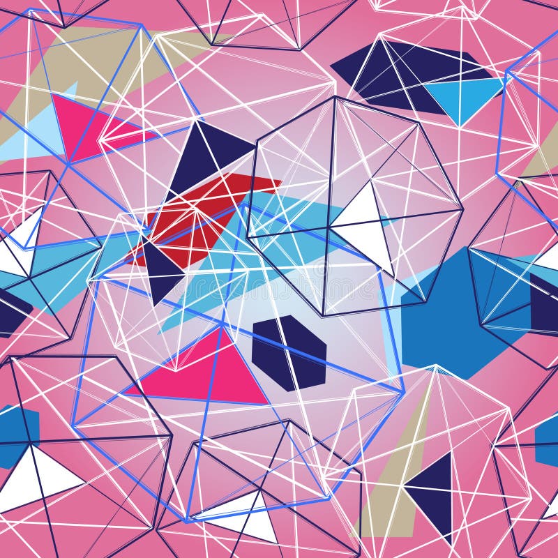 Modelo abstracto ilustración del vector. Ilustración de encintado ...