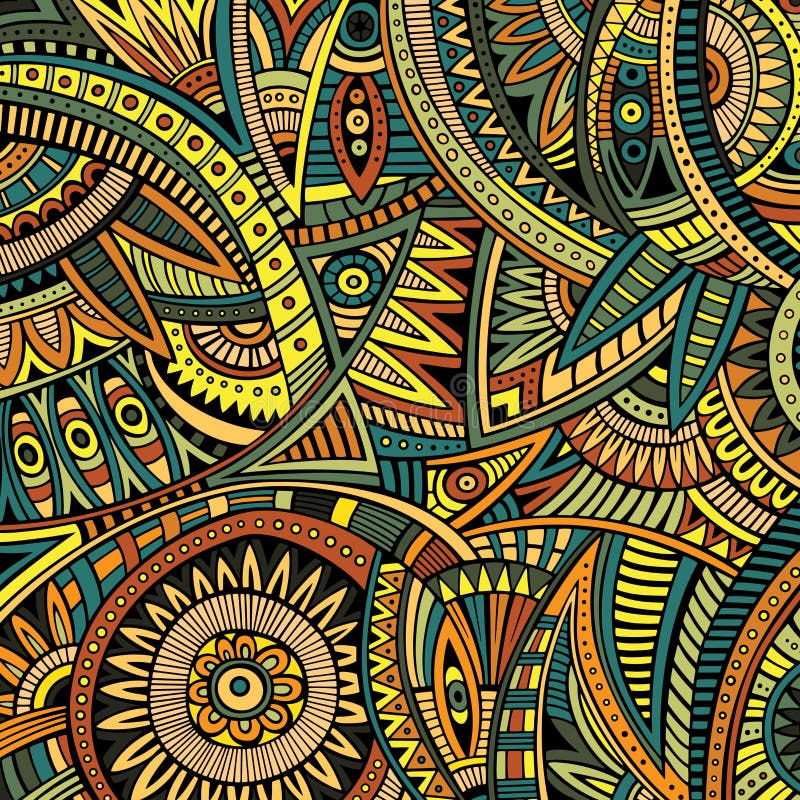 Modelo Abstracto Compuesto De La Flor Vector Ilustración del Vector ...