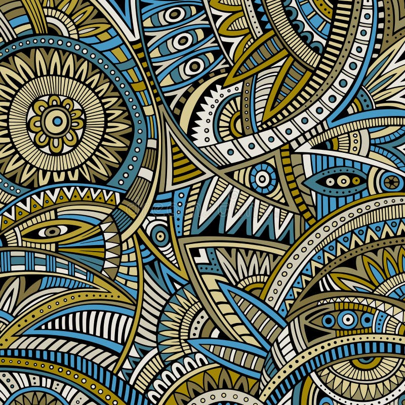 Modelo Abstracto Compuesto De La Flor Vector Ilustración del Vector ...