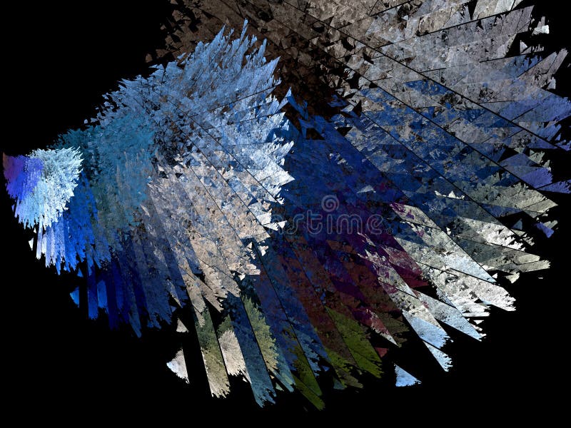 Modelo Abstracto Del Fractal Stock de ilustración - Ilustración de ...