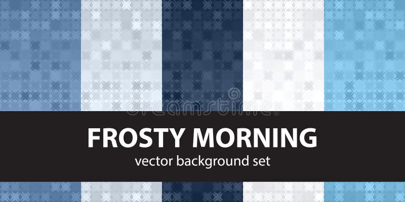 Modelo Abstracto Frosty Morning Determinado Ilustración del Vector ...