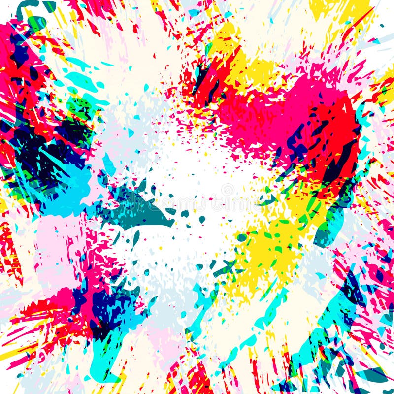 Modelo Apacible De La Pintada Abstracta Hermosa Ilustración del Vector ...