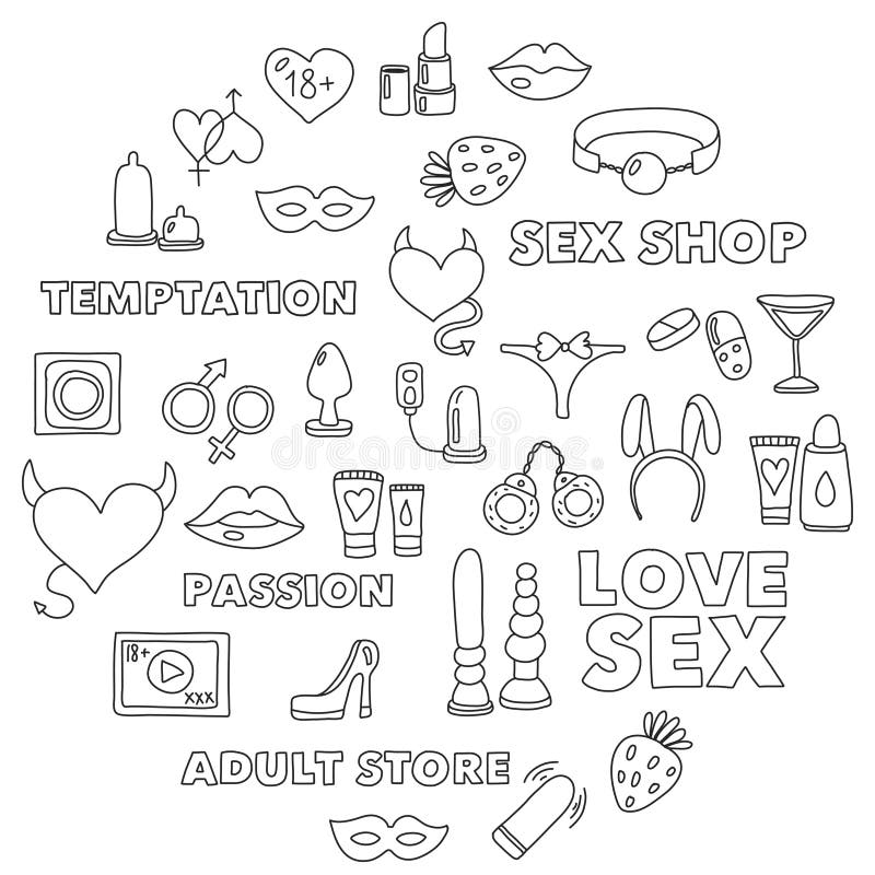 Modelo Con Los Juguetes Para La Tienda Del Sexo De Los Adultos Tienda