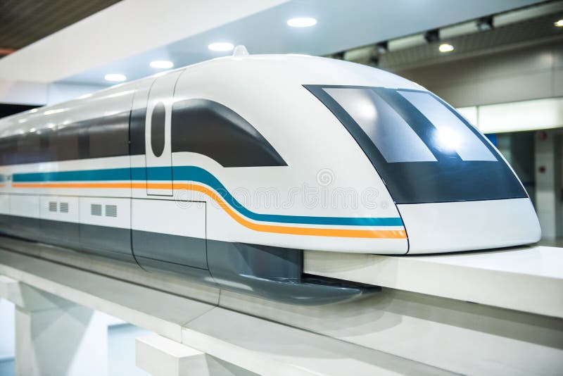 Modelo De Alta Velocidade Do Trem De Shanghai Maglev Foto de Stock ...