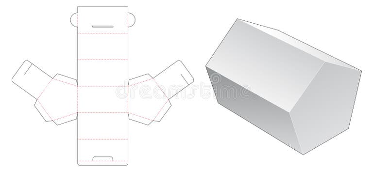 Modelo De Chip De Embalagem Pentagonal Ilustração do Vetor - Ilustração ...