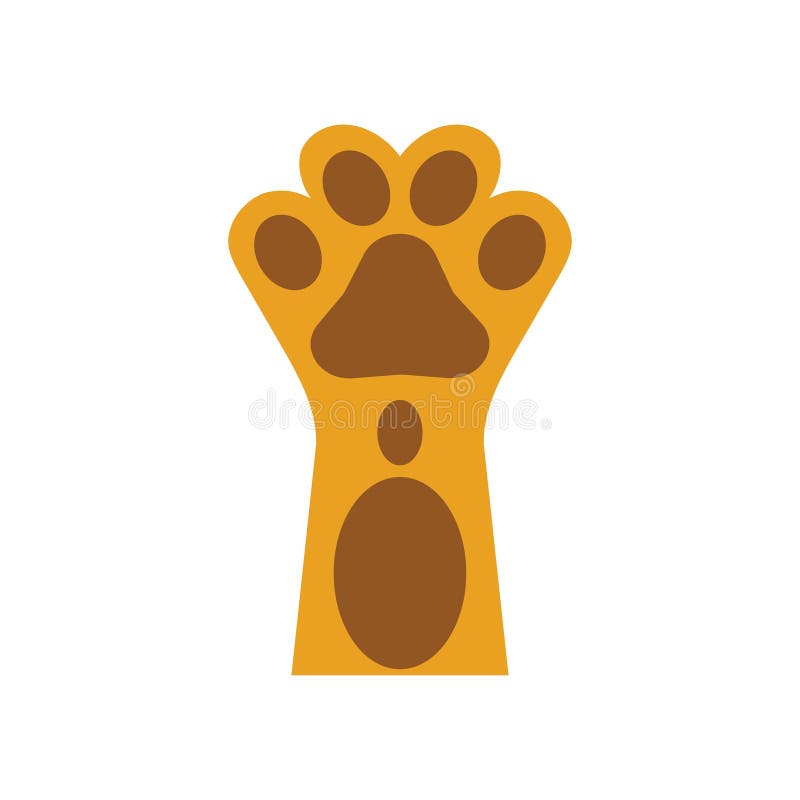 Modelo De Desenho De Vetor De Design De Logotipo De Pata Ilustração do ...