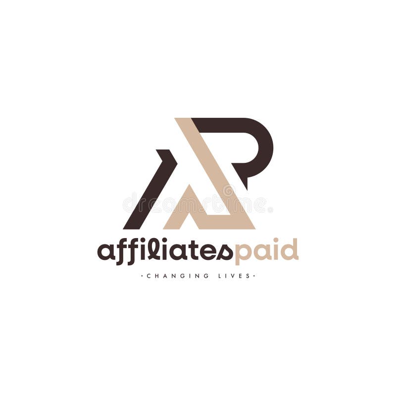 Modelo De Design De Letra De Logotipo Do Ap Elegante Ilustração do ...