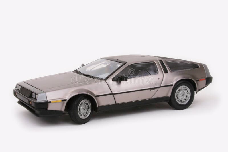 Modelo de escala Delorean foto de stock. Imagem de carro - 7344754