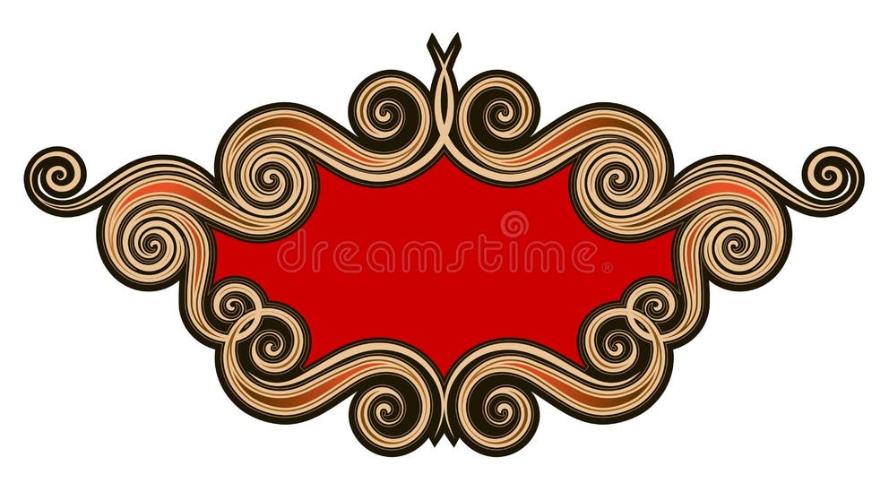 Modelo De Flor Del Este Retro Stock de ilustración - Ilustración de ...