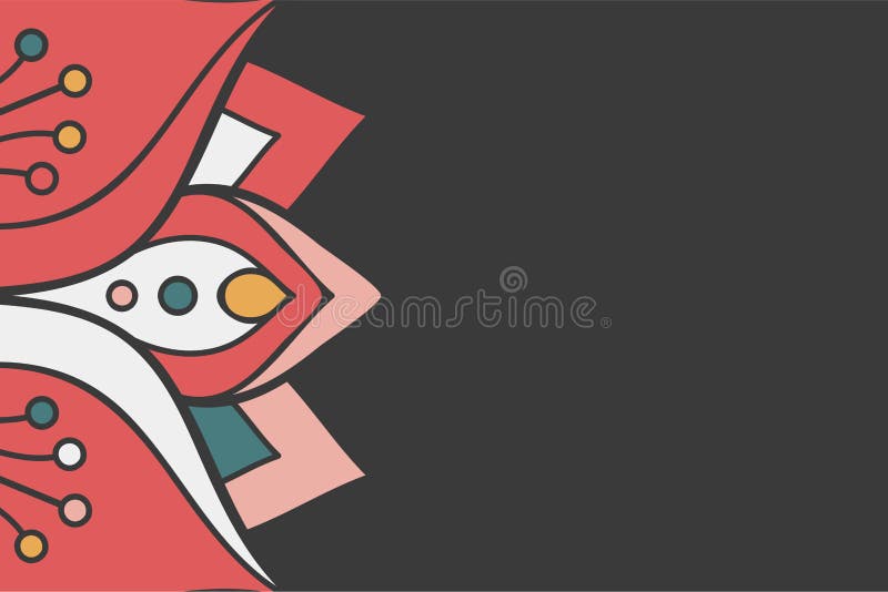 Modelo De Fundo Simples E Decorativo Colorido Ilustração do Vetor ...