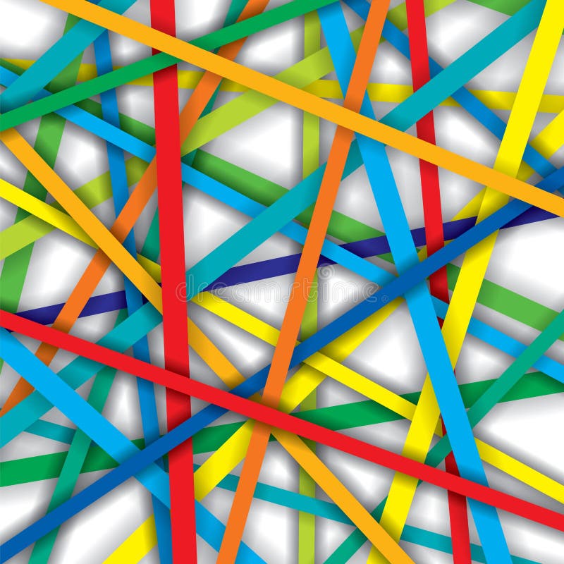 Modelo De Líneas Rectas Coloridas Ilustración del Vector - Ilustración ...