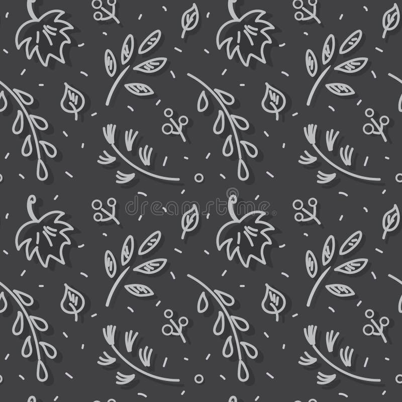 Modelo De La Caída De La Hoja Ilustración del Vector - Ilustración de ...