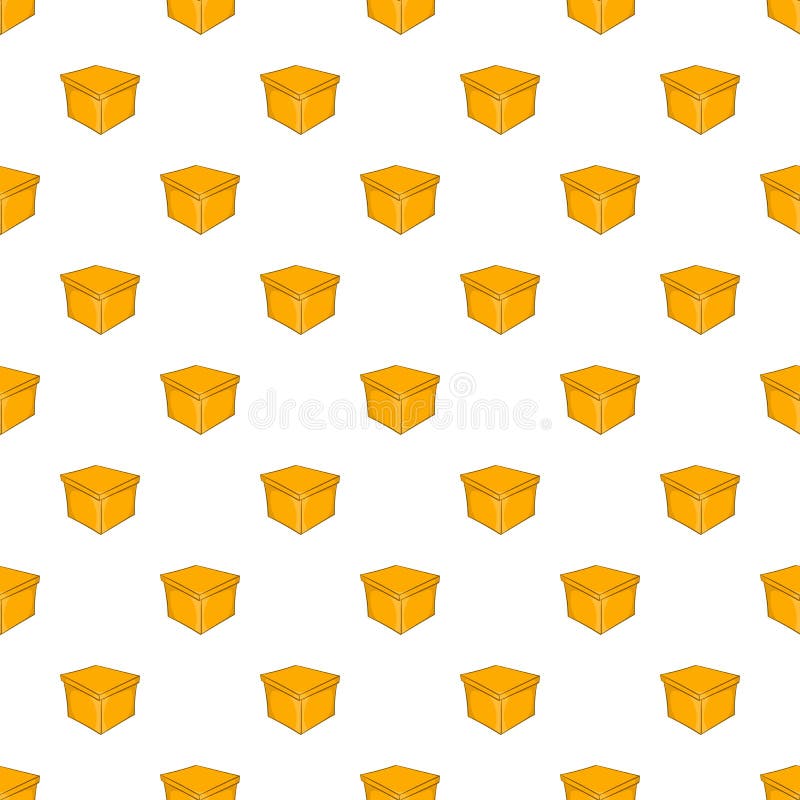 Modelo De La Caja Cuadrada, Estilo De La Historieta Stock de ...