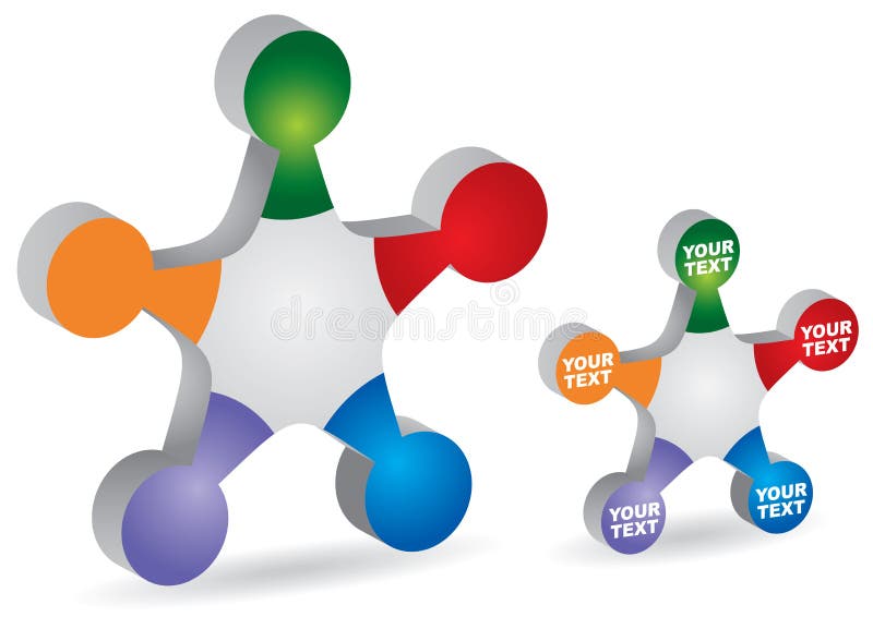 Modelo de la estrella ilustración del vector. Ilustración de regalo ...
