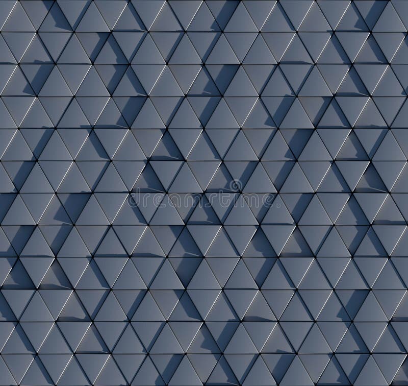 Modelo De La Prisma Triangular 3D Stock de ilustración - Ilustración de ...