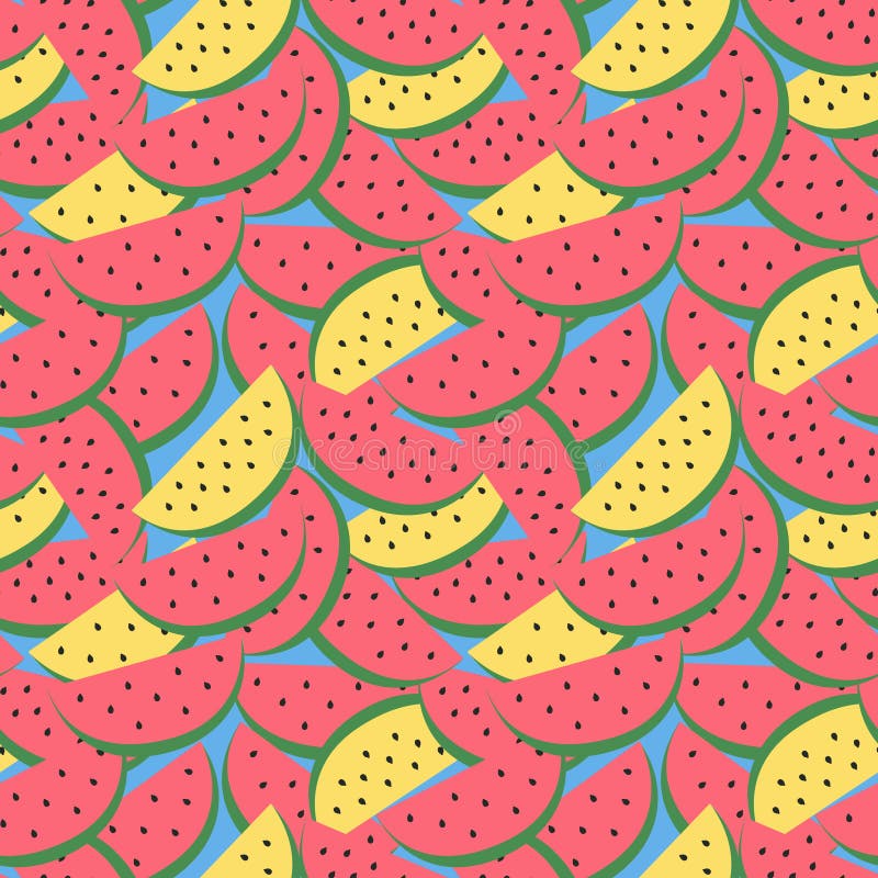 Modelo De La Sandía Del Vector Ilustración del Vector - Ilustración de ...