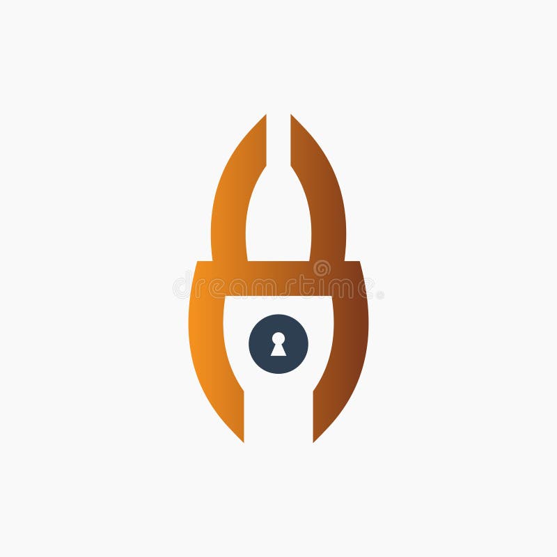 Modelo de logotipo cadlock ilustração do vetor. Ilustração de sinal ...