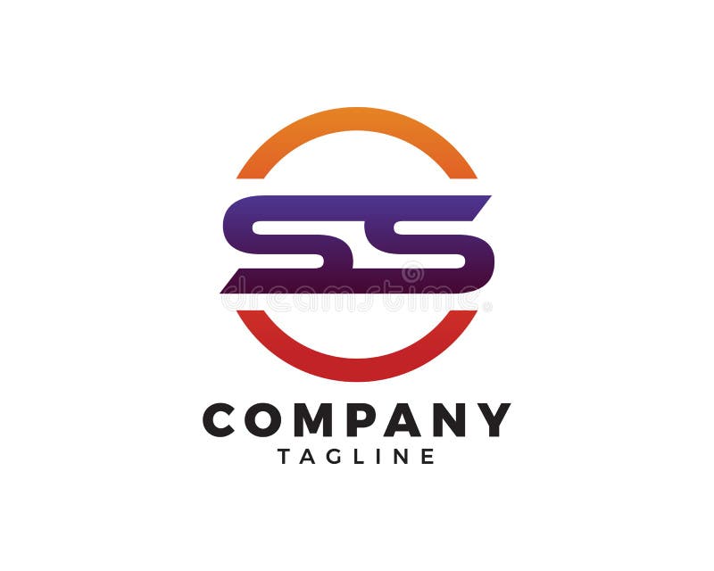 Modelo De Logotipo Inicial Da Letra Ss Ilustração do Vetor - Ilustração ...
