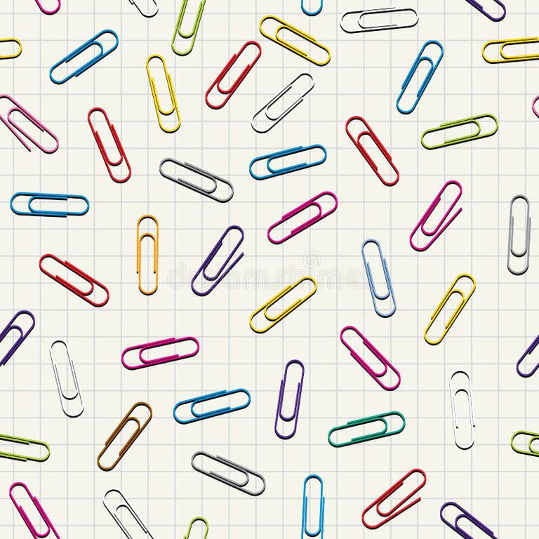 Modelo de los clips ilustración del vector. Ilustración de continuidad ...