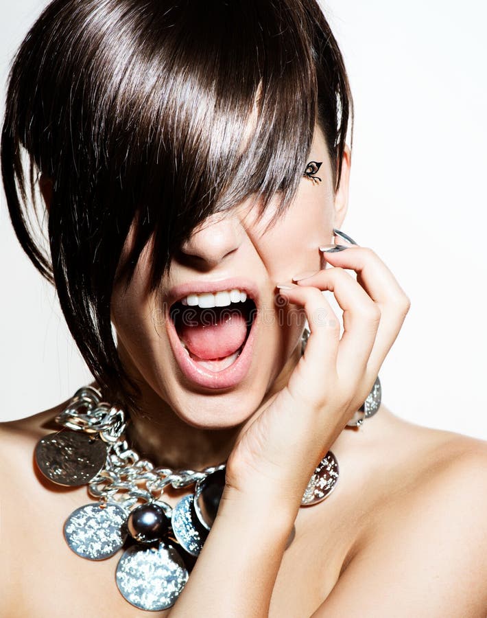 Modelo De Moda Girl Portrait Foto de archivo - Imagen de glamour ...