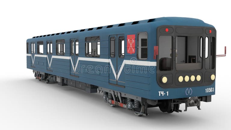 Modelo De Motor Metro Com Fundo Branco Ilustração Stock - Ilustração de ...