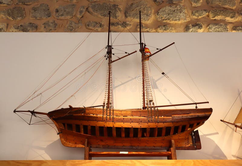 Modelo De Un Buque De Madera Imagen de archivo - Imagen de nave ...