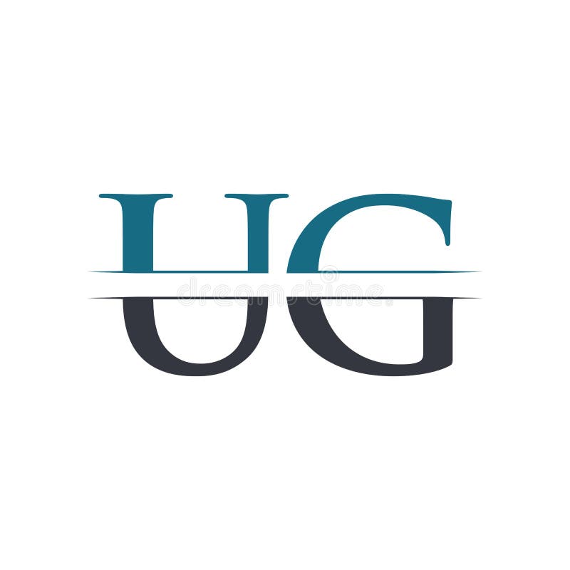 Modelo De Vetor De Design De Logotipo De Letra Inicial Ug. Design Do ...