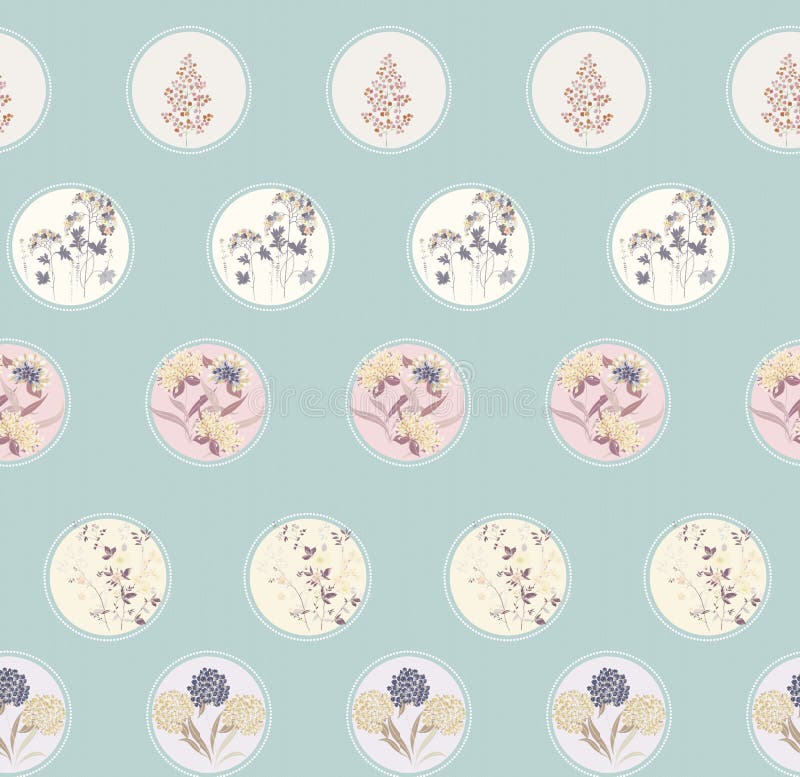 Modelo Del Ejemplo De La Flor En Fondo Simple Stock de ilustración ...