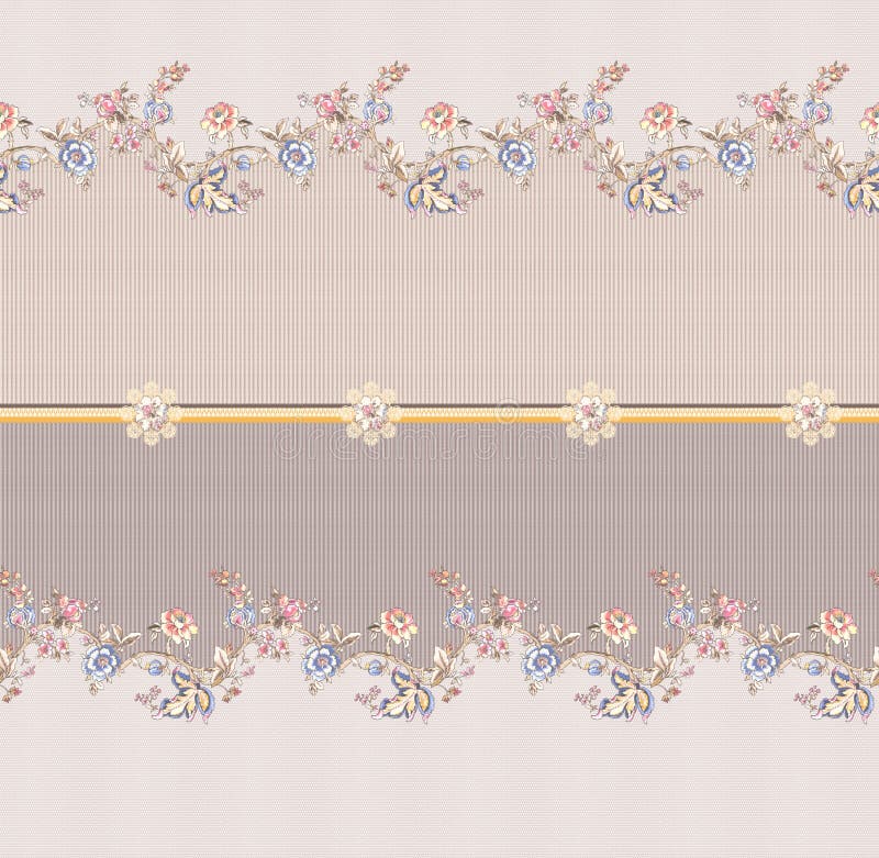 Modelo Del Ejemplo De La Flor En Fondo Simple Stock de ilustración ...