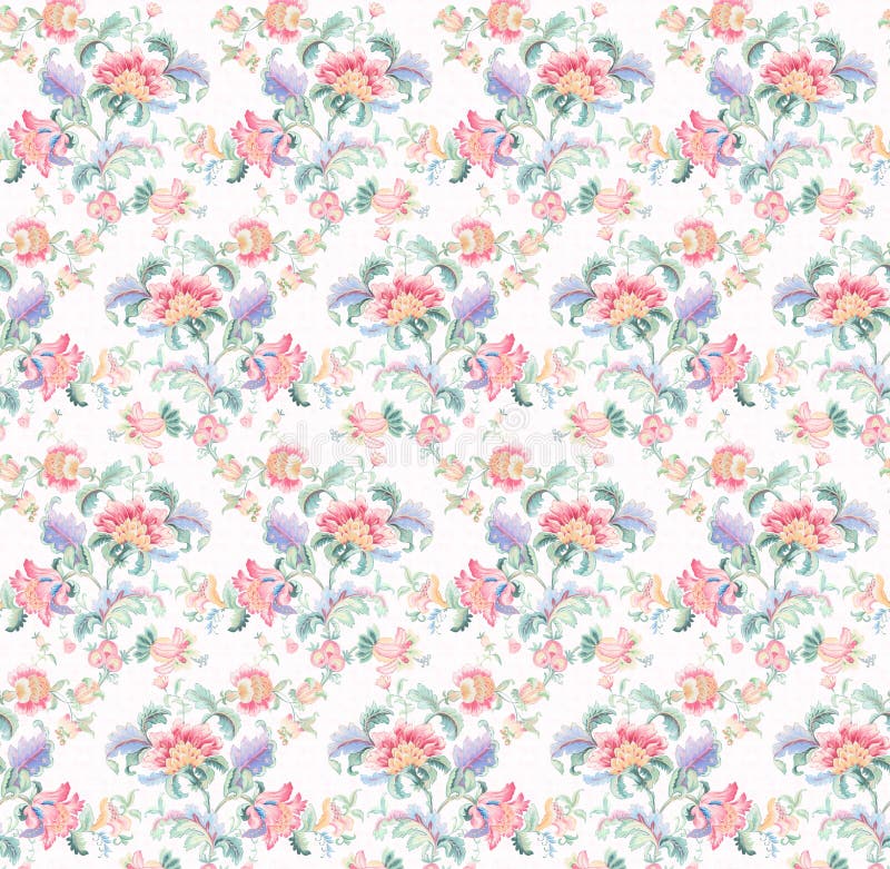 Modelo Del Ejemplo De La Flor En Fondo Simple Stock de ilustración ...