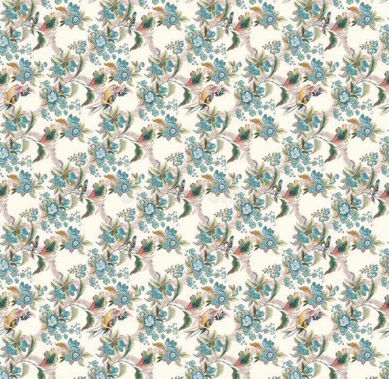 Modelo Del Ejemplo De La Flor En Fondo Simple Stock de ilustración ...