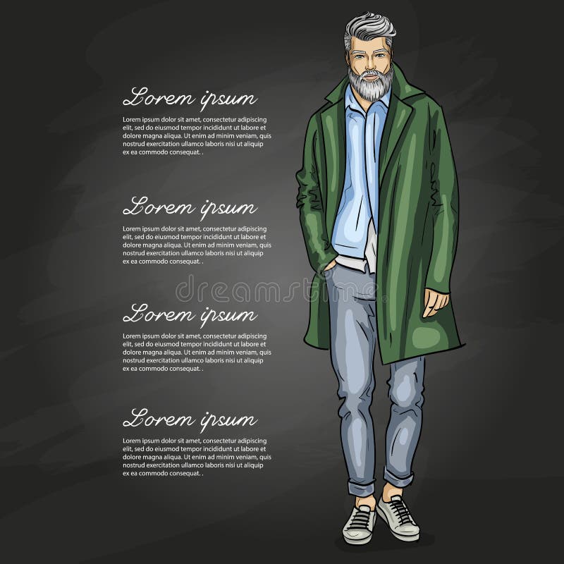 Modelo Del Hombre Del Vector Ilustración del Vector - Ilustración de ...