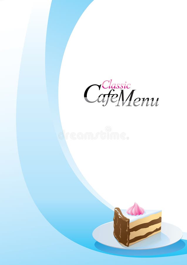 Plantilla Del Menú De Los Postres Ilustraciones Stock, Vectores, Y ...