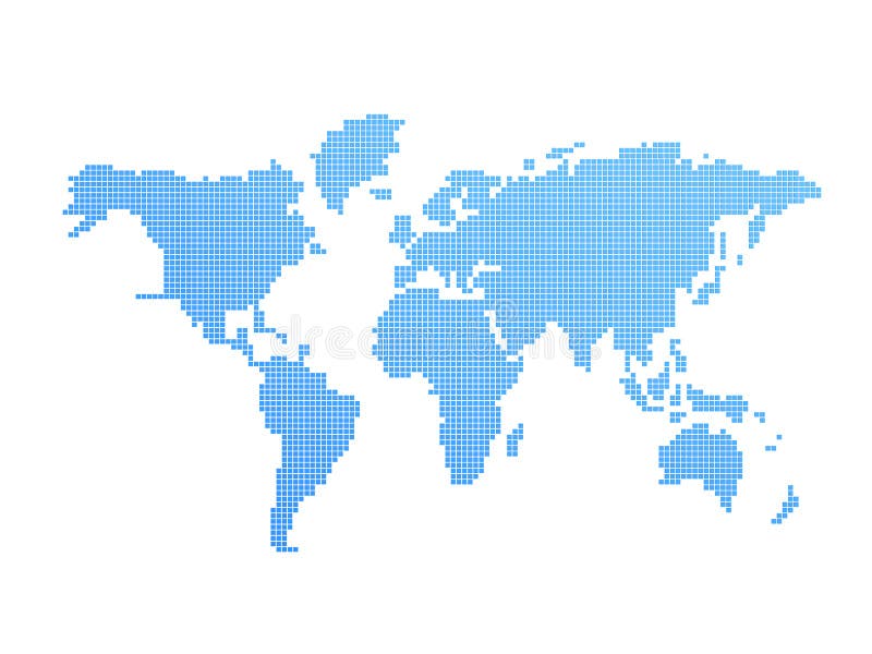 Modelo del mundo stock de ilustración. Ilustración de digital - 27687281