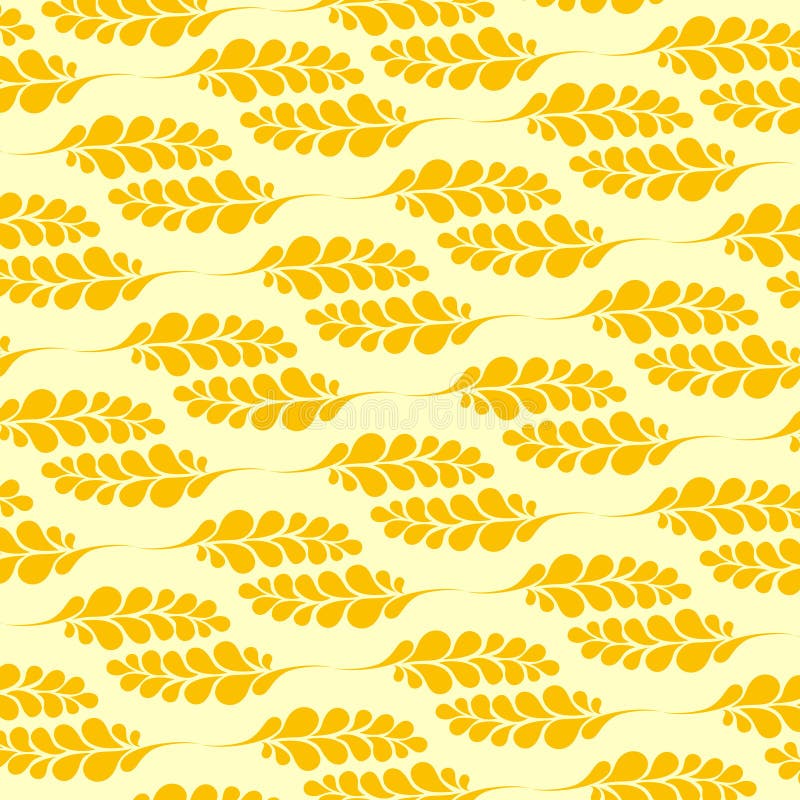 Modelo del trigo stock de ilustración. Ilustración de brillante - 11259564